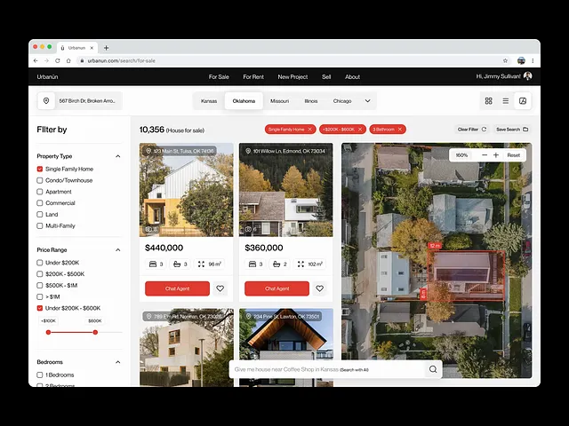 Real Estate UI designs, themes, templates and downloadable graphic ...