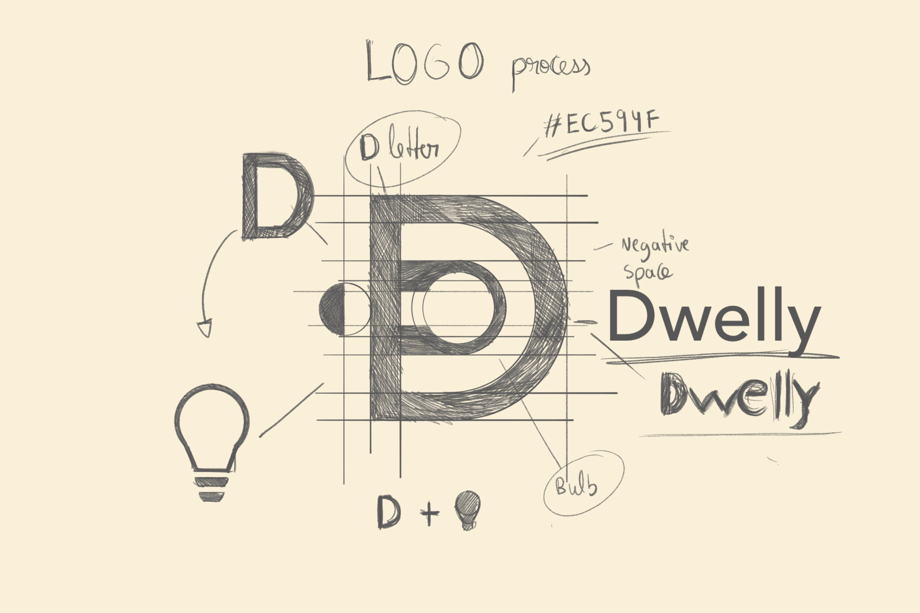 Dwelly - Smart home app logo by Miguel Queirós on Dribbble