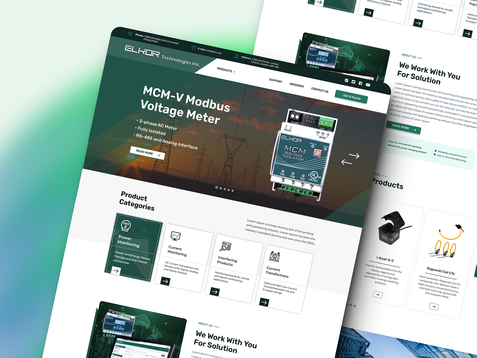 ELKOR Technologies | Website Redesign by Ammad Hassan on Dribbble