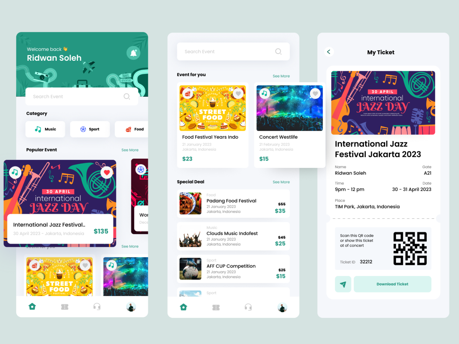 Eventrue - Event Boking Mobile App by UX Pulse on Dribbble Eventrue - Event Boking Mobile App by UX Pulse on Dribbble