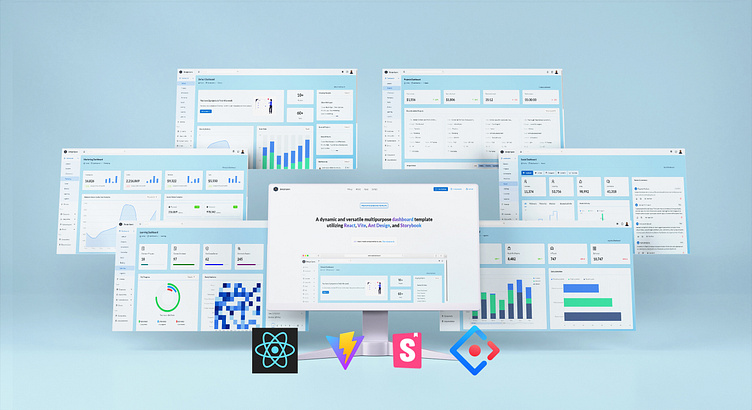 Antd Multipurpose Dashboard by Kelvin Kiprop on Dribbble