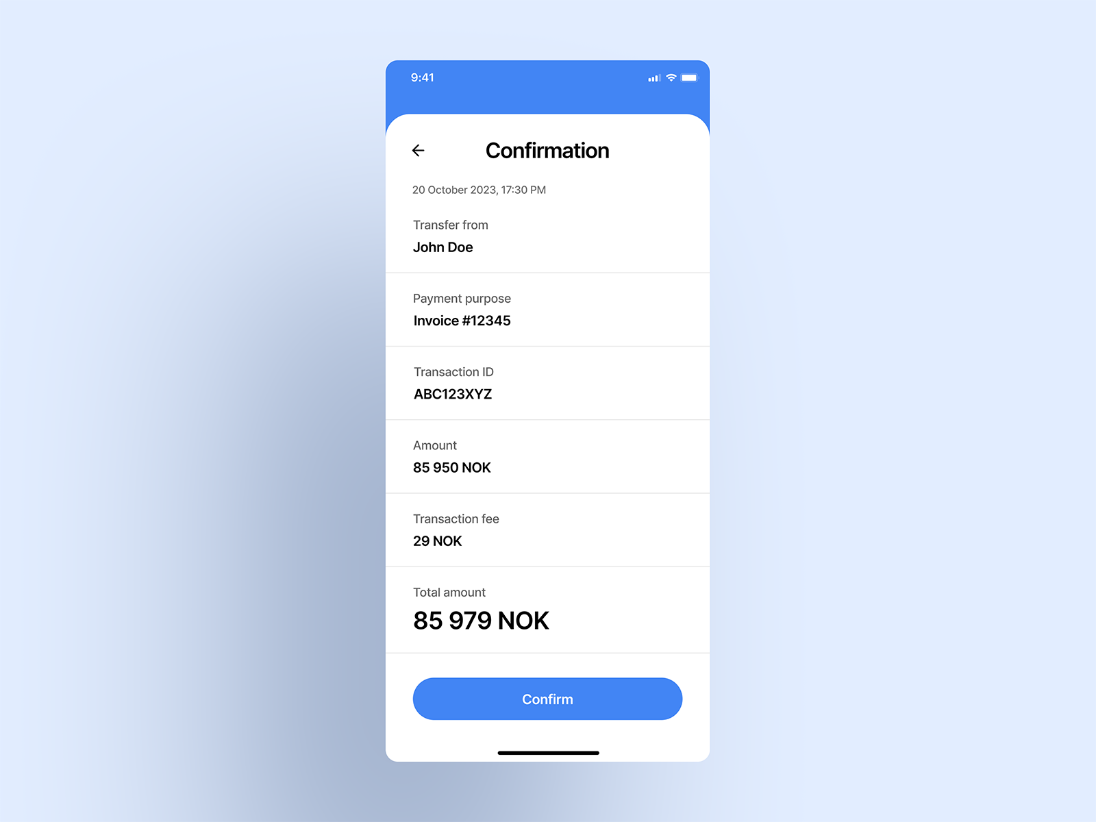 Payment confirmation screen by Ligaya L. on Dribbble