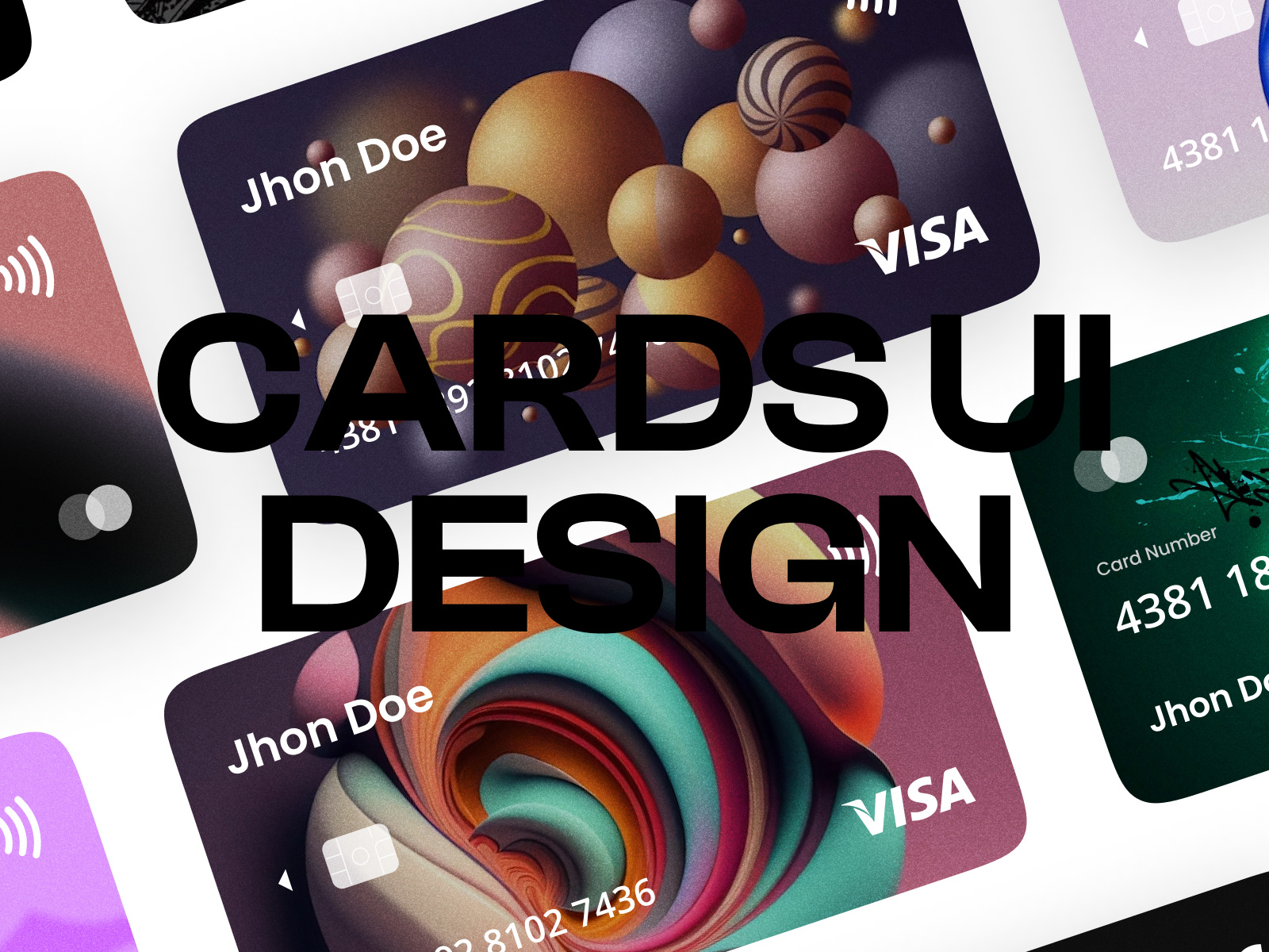 BANK CARDS UI DESIGN IDEAS by Hamza Hussain on Dribbble