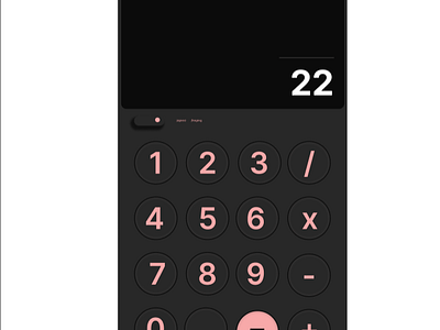 Calculation interface #004 by Japhet Paul on Dribbble