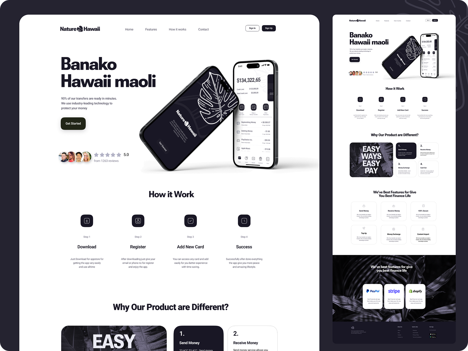 Nature Hawaii website by Garrik Moroz on Dribbble