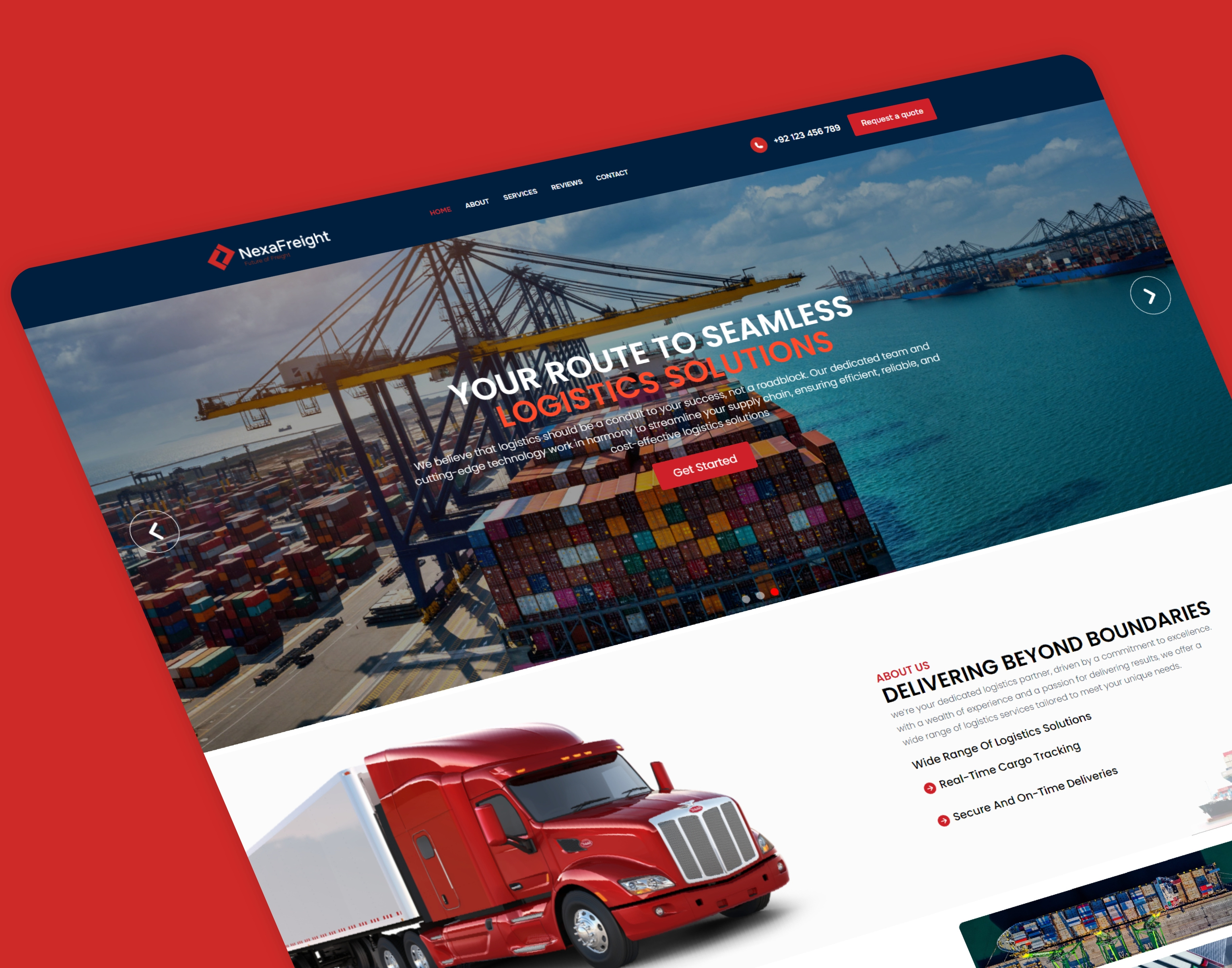 Supply Chain Website designs, themes, templates and downloadable ...