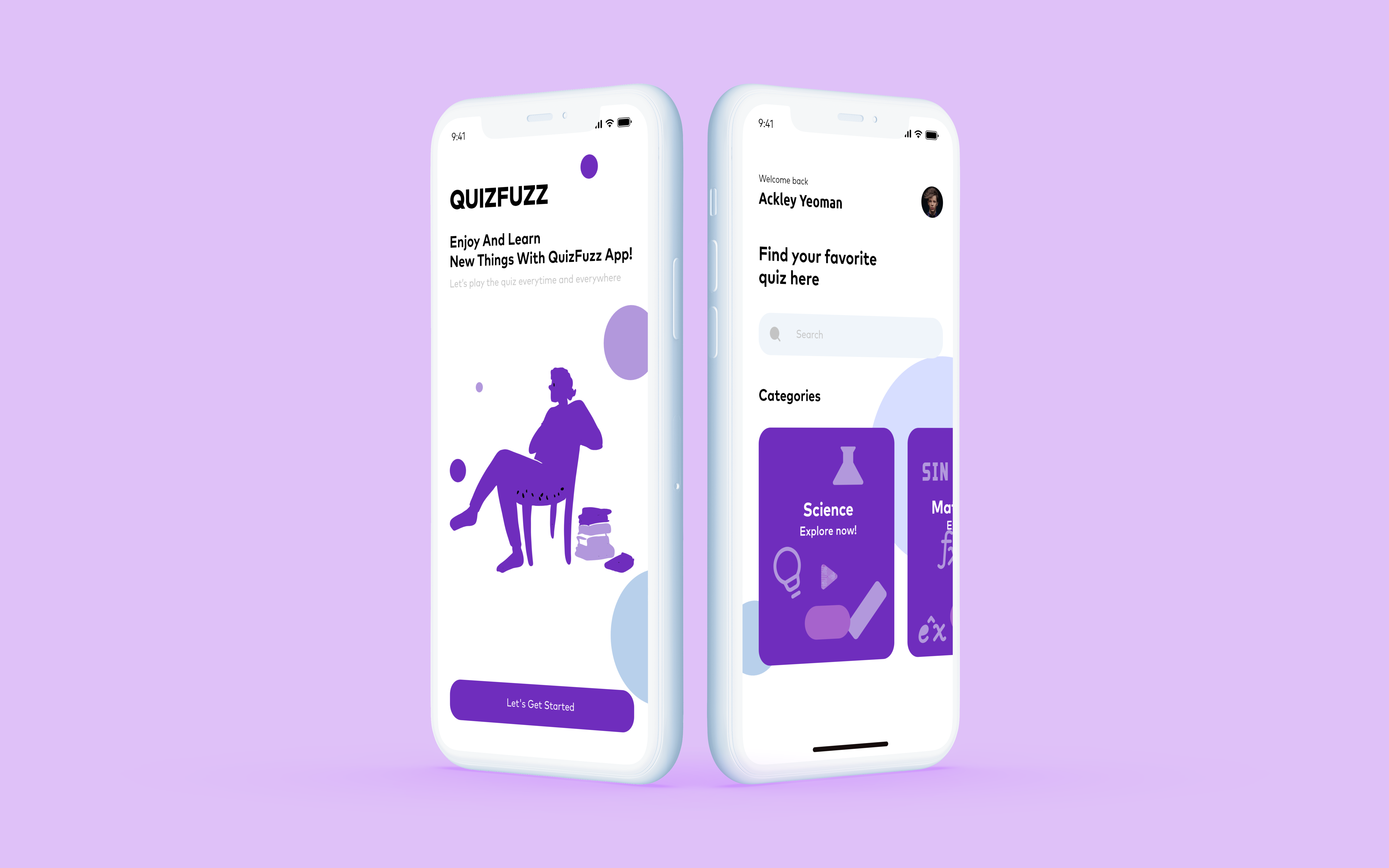 Quizz App UI by Yaleni on Dribbble