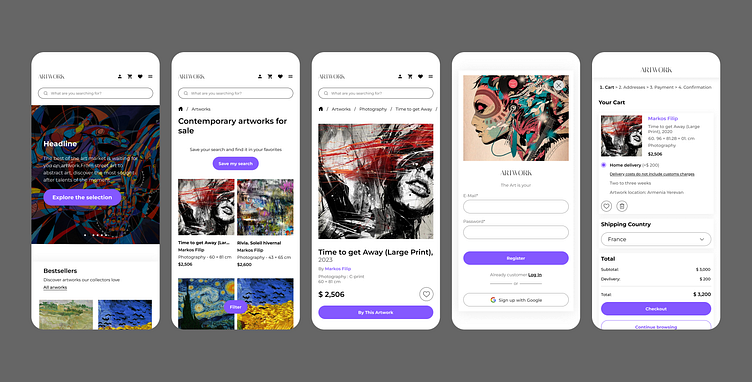 E Commerce Design By Artak Sargsyan On Dribbble