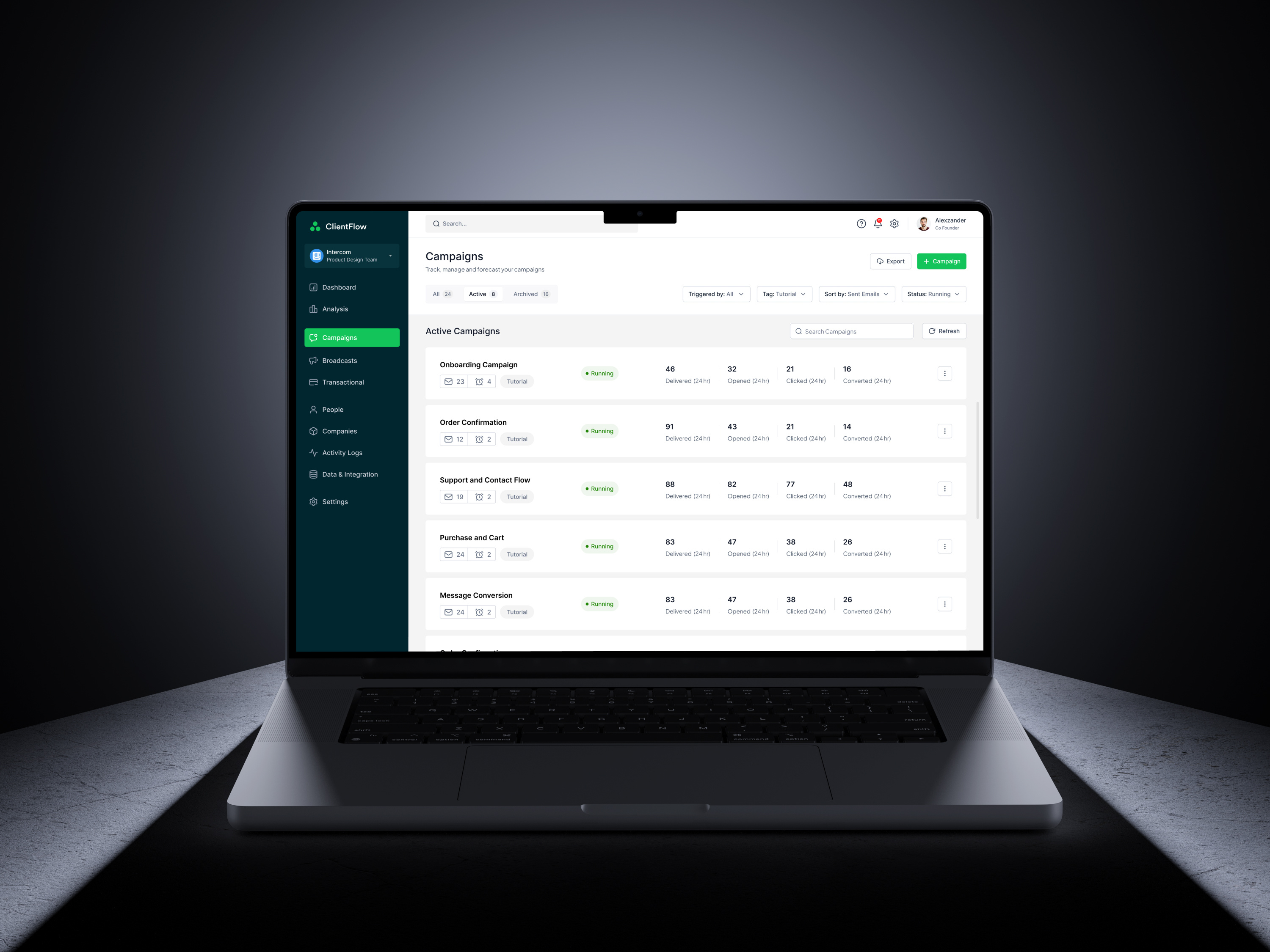 ClientFlow : User Engagement Platform by Dibbendo | HealthTech B2B and ...