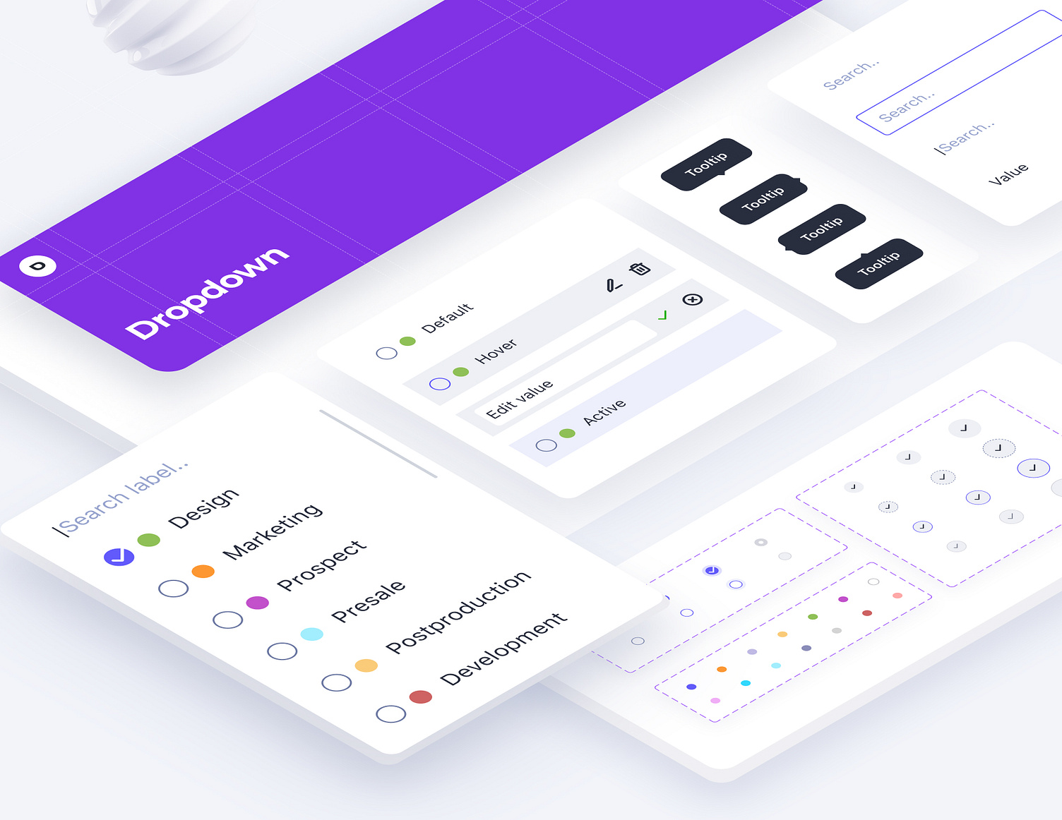 Dropdown UI. Practice by Natalia Tarasova on Dribbble