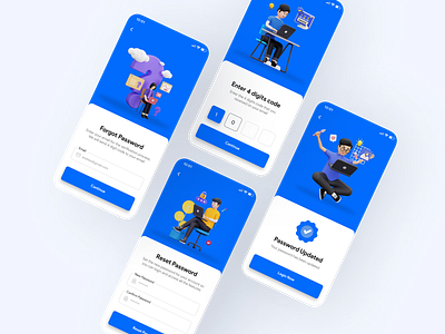 Forgot Password UI Design by Mohammad Ashif ui ux designer on Dribbble