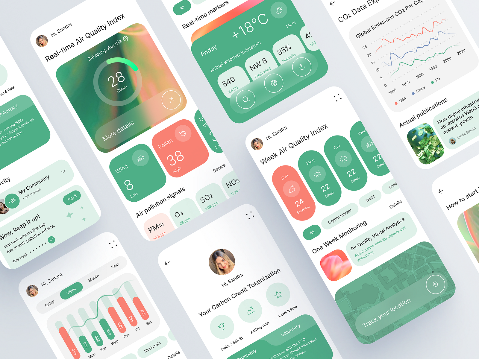 Eco Sence — eco-focused mobile app by Gorazdo Studio on Dribbble