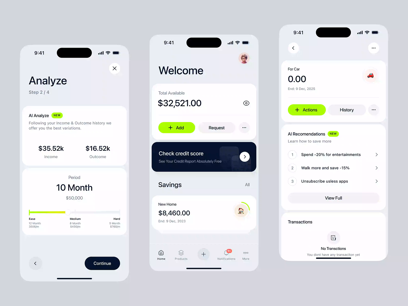 Savings Setup flow by Slick on Dribbble