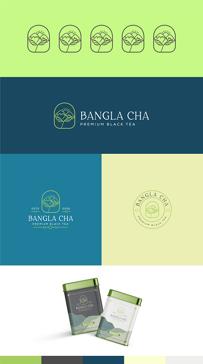 Tea Logo Design by Mahdih46 on Dribbble