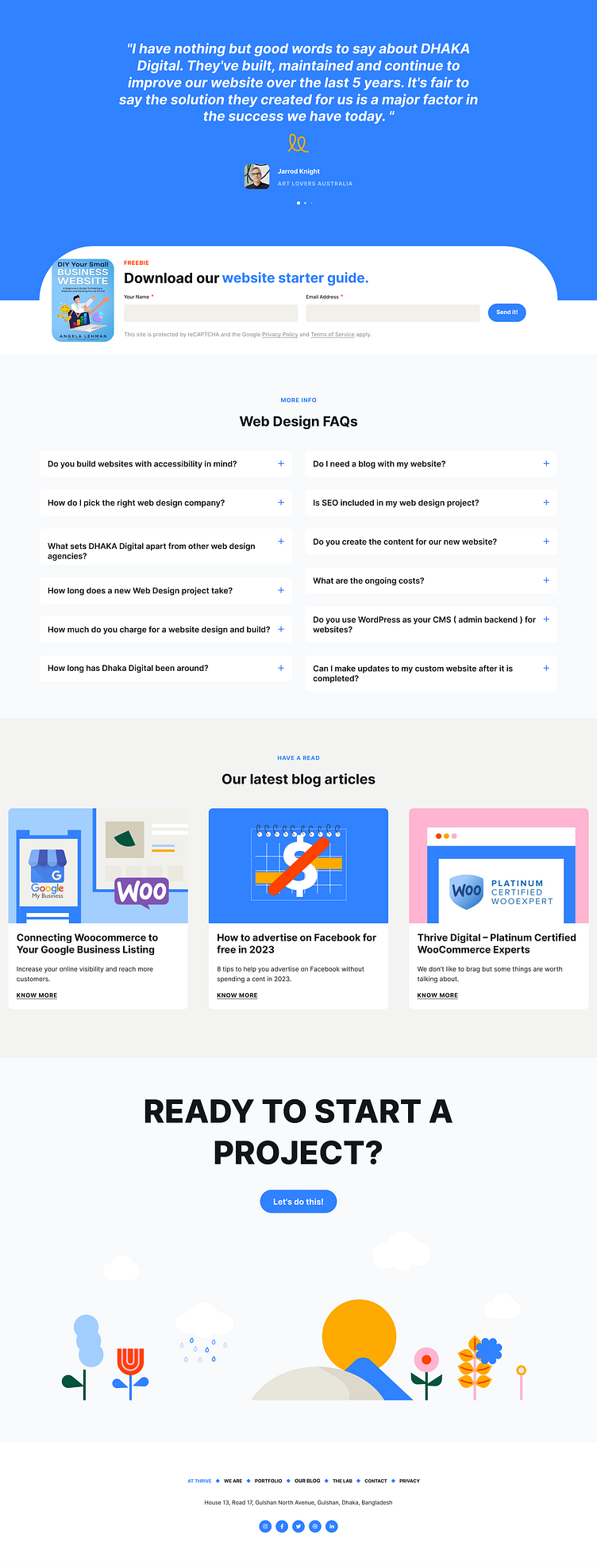 Interactive landing page design for Digital Marketing Agency by Nidal K ...