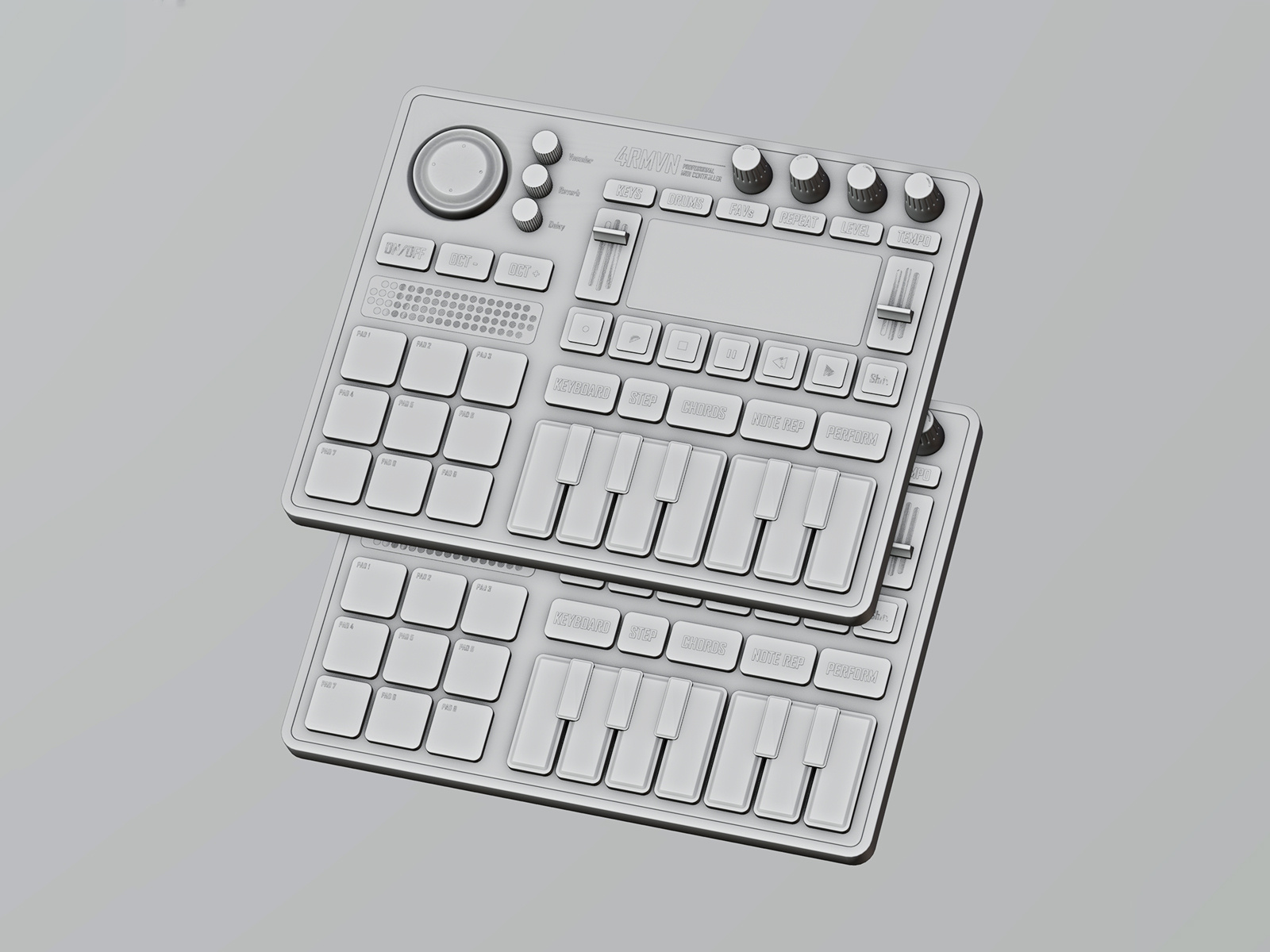 3D MIDI Controller Concept by 4rmvn for Duxica on Dribbble