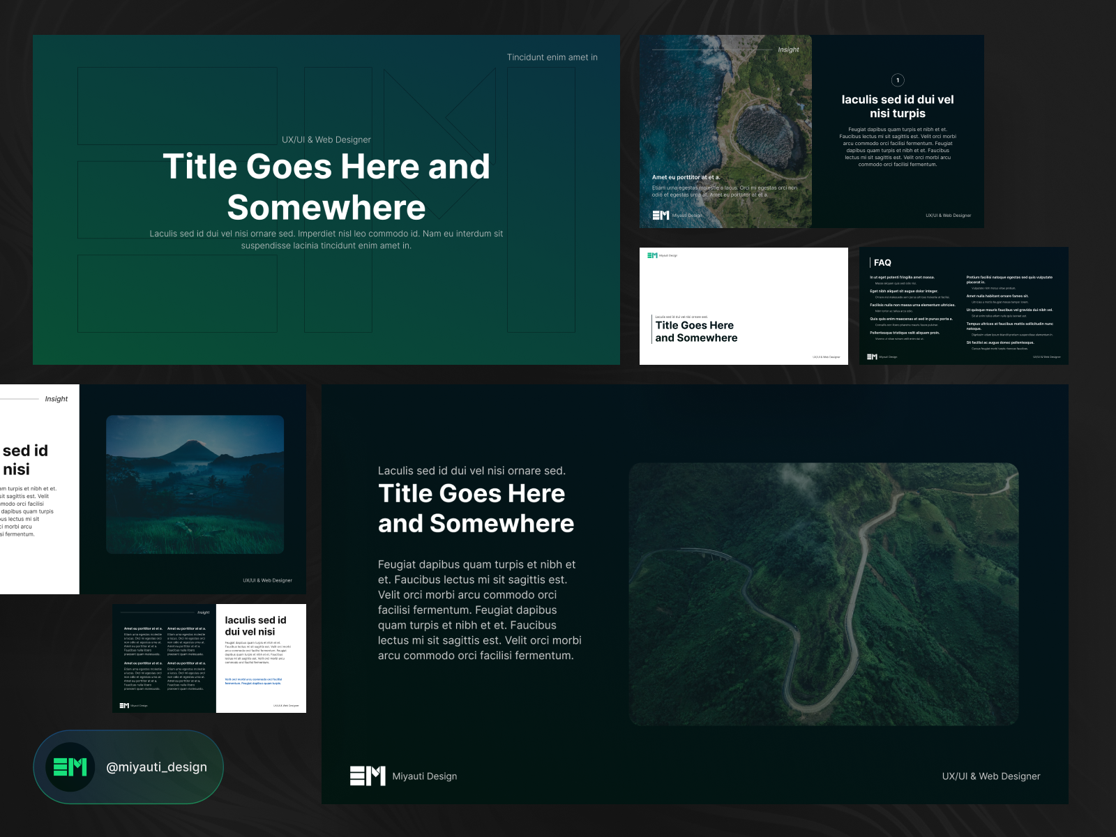 Professional Slides Design 💻 by Enzo Miyauti for Miyauti Design on Dribbble
