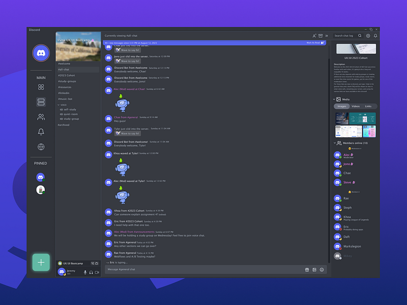 Discord Redesign designs, themes, templates and downloadable graphic ...
