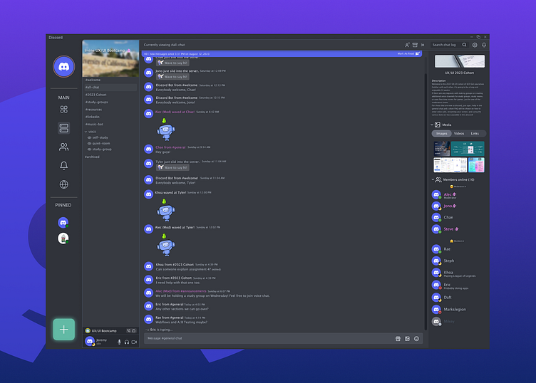 Discord Redesign by Renz on Dribbble