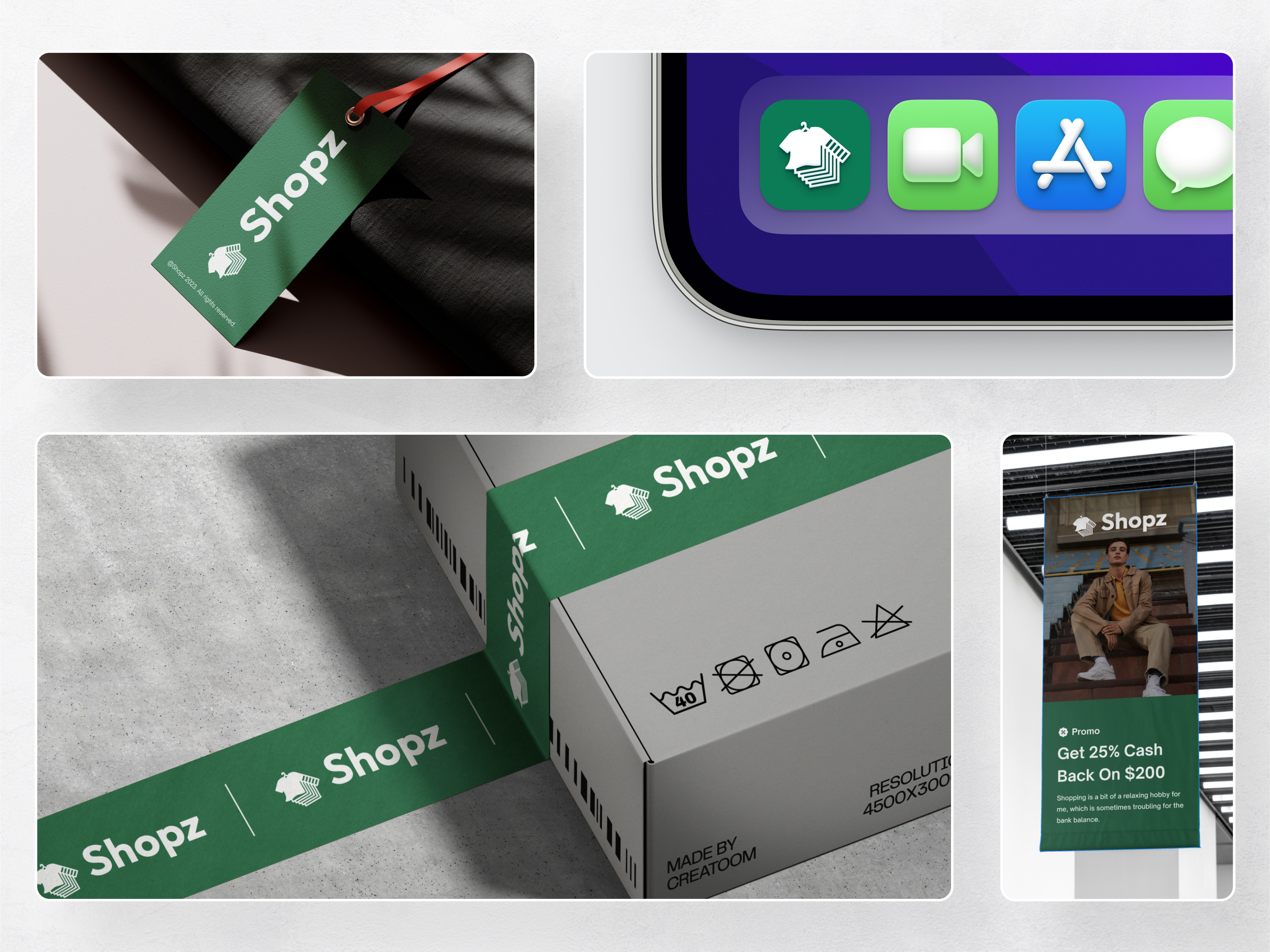 Shopz - E-commerce Branding by Dipa Branding for Dipa Inhouse on Dribbble