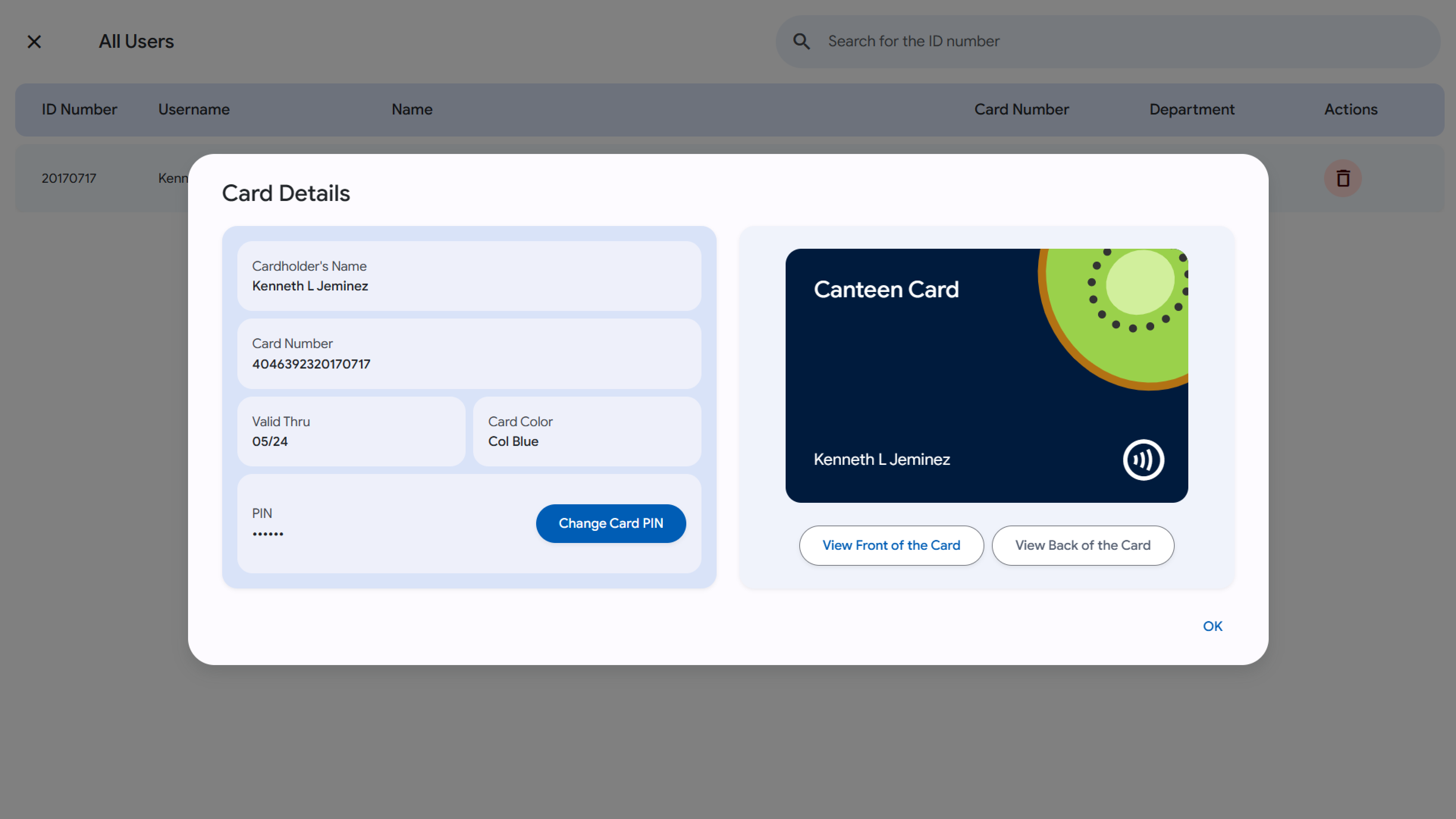 Canteen Card Web Clients (Web UI) by Kenneth Jeminez on Dribbble