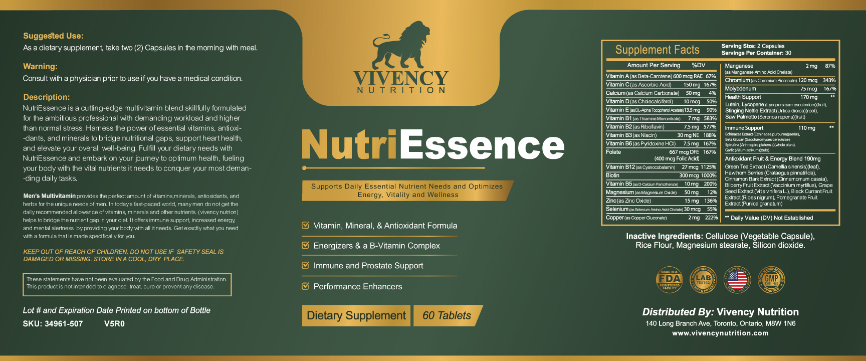 Pill Bottle Label Design, Capsule Bottle Label by Rihad Graphics on ...