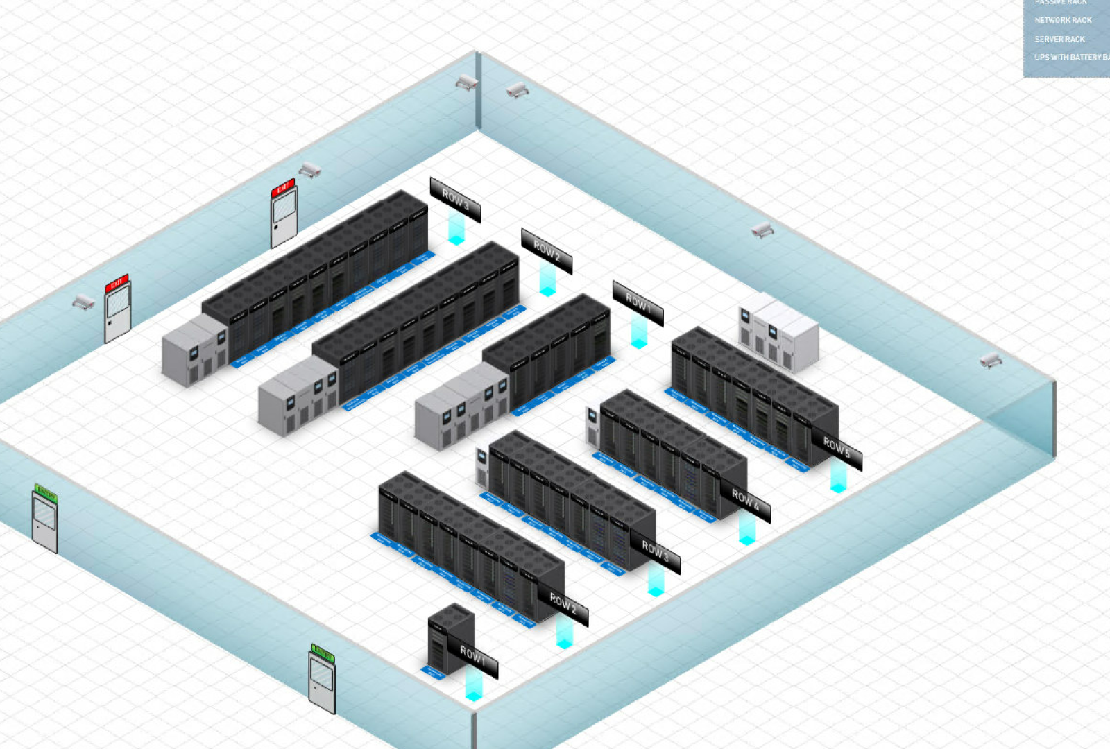 3D Data Center Rack Diagram by Mudassir Shaikh on Dribbble