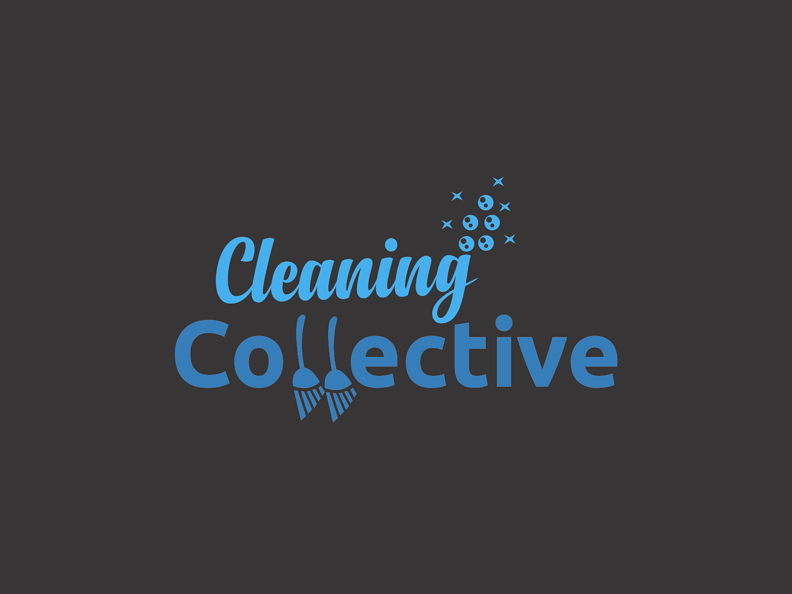 Cleaning Logo-Cleaning Collective by Jesmin Ferdous on Dribbble