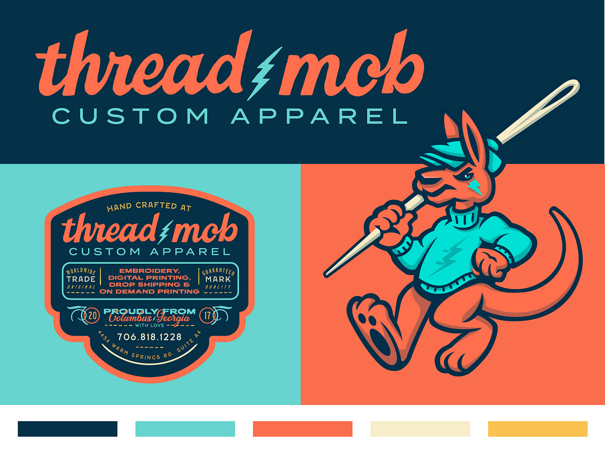 Thread Mob® New Branding by Mike Jones for Heyo on Dribbble