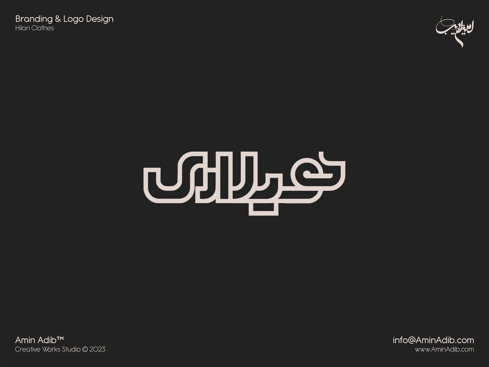 Hilari Logo Design by Amin Adib on Dribbble