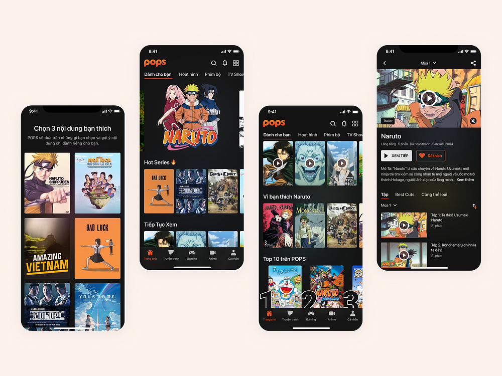 Anime App designs, themes, templates and downloadable graphic elements ...