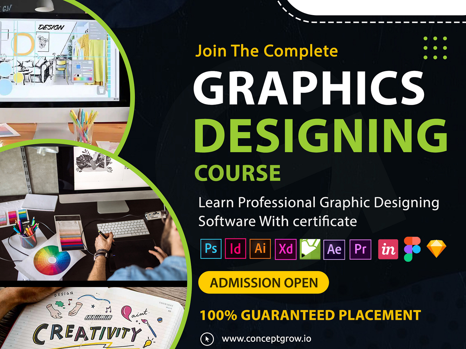 Graphic Designing Full Course | Concept Grow IT Solutions by Rajender ...