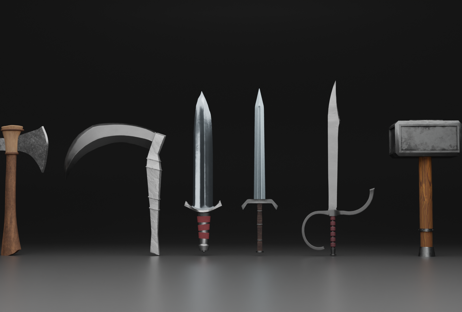 Medieval Weapons for RPG Game by __________ on Dribbble