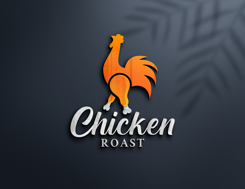 Chicken Roast logo design by Hubert Kurz on Dribbble