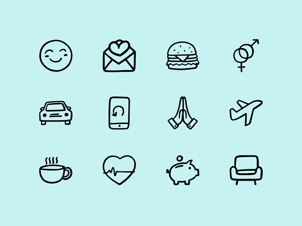 Doodle icons by Iconduck on Dribbble
