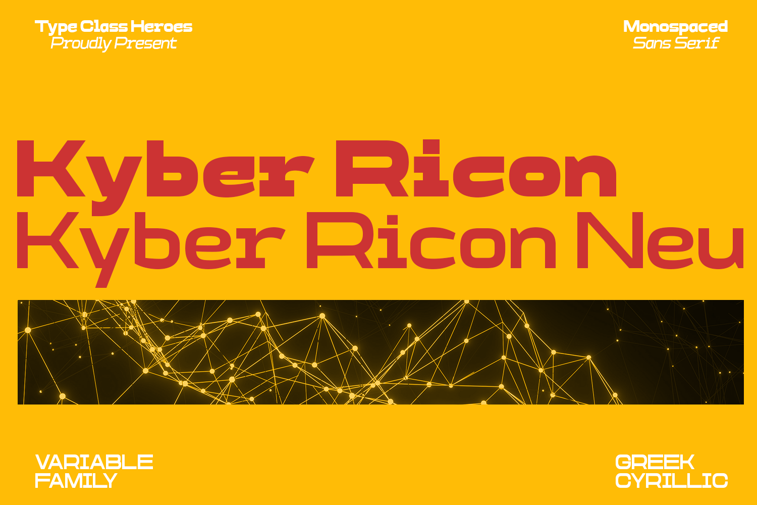 Kyber Ricon - Monospace Font by TypeClassHeroes on Dribbble