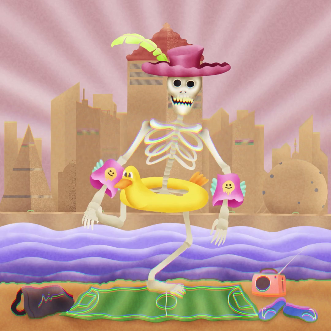 "The Death is dancing at the Sea" by Thomas Auvin on Dribbble