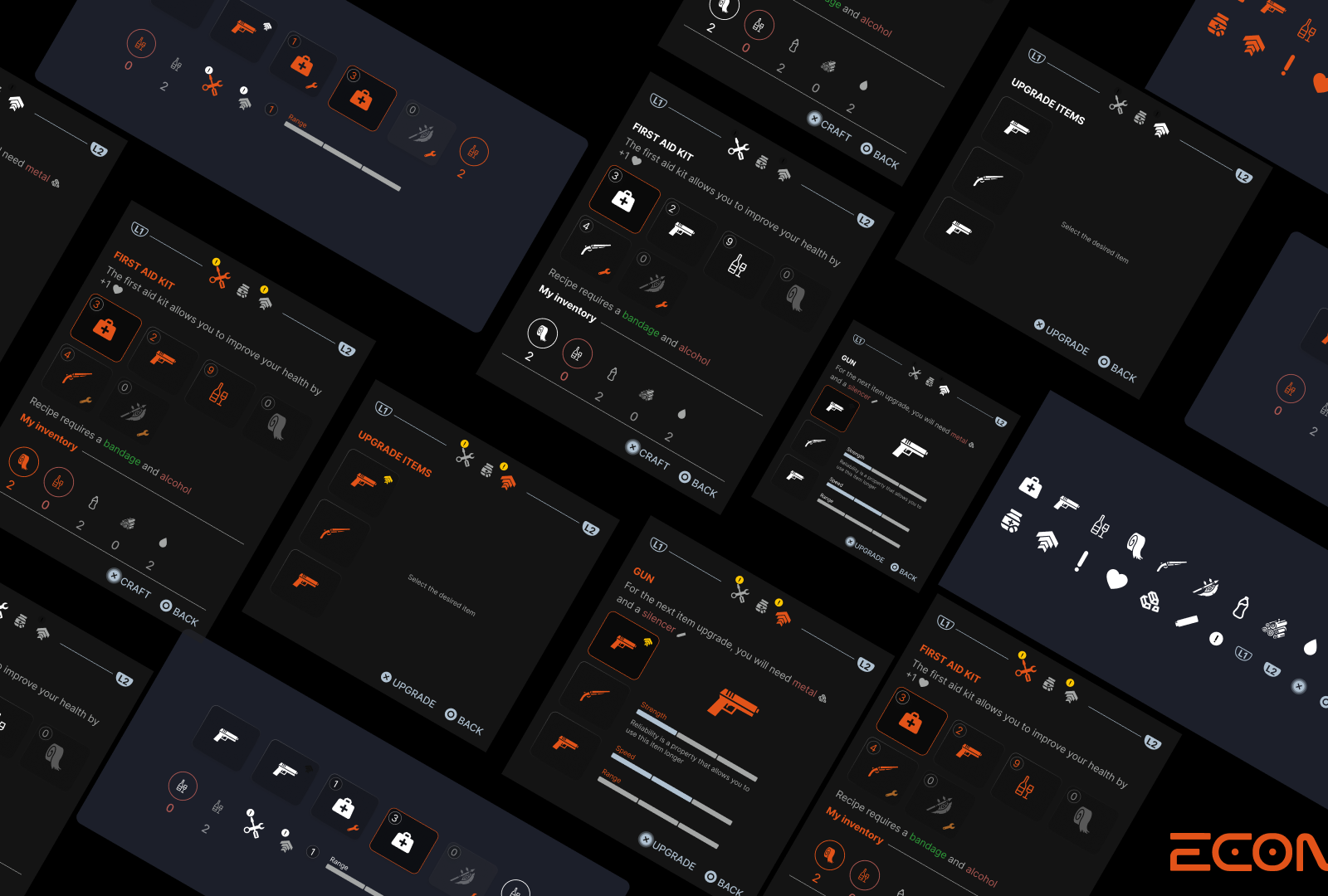 🕹️ Last of Us UI by econev by Jack Conev on Dribbble