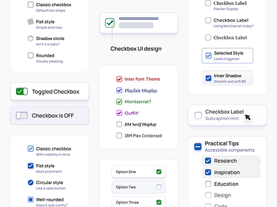 UX Guide: Best Practices for Intuitive Checkbox Design by Roman ...