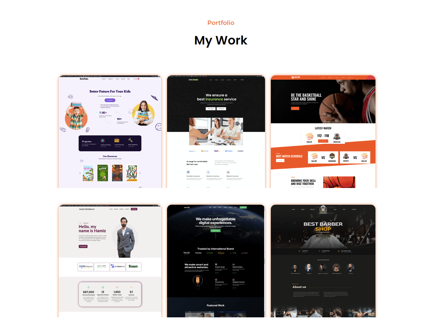 My Work by Muazam Iqbal on Dribbble