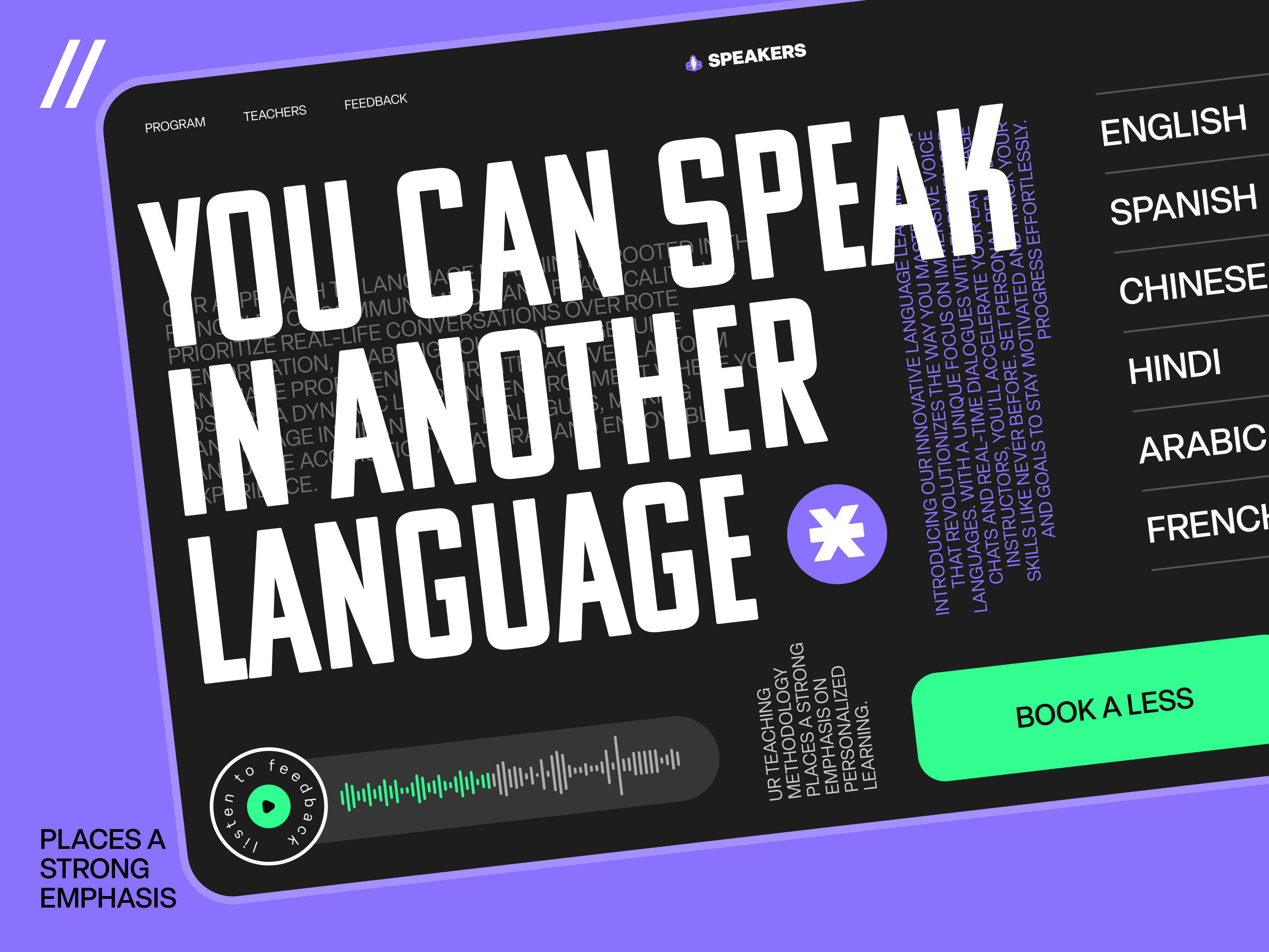 Language Learning Web Platform by Purrweb UI/UX Agency on Dribbble