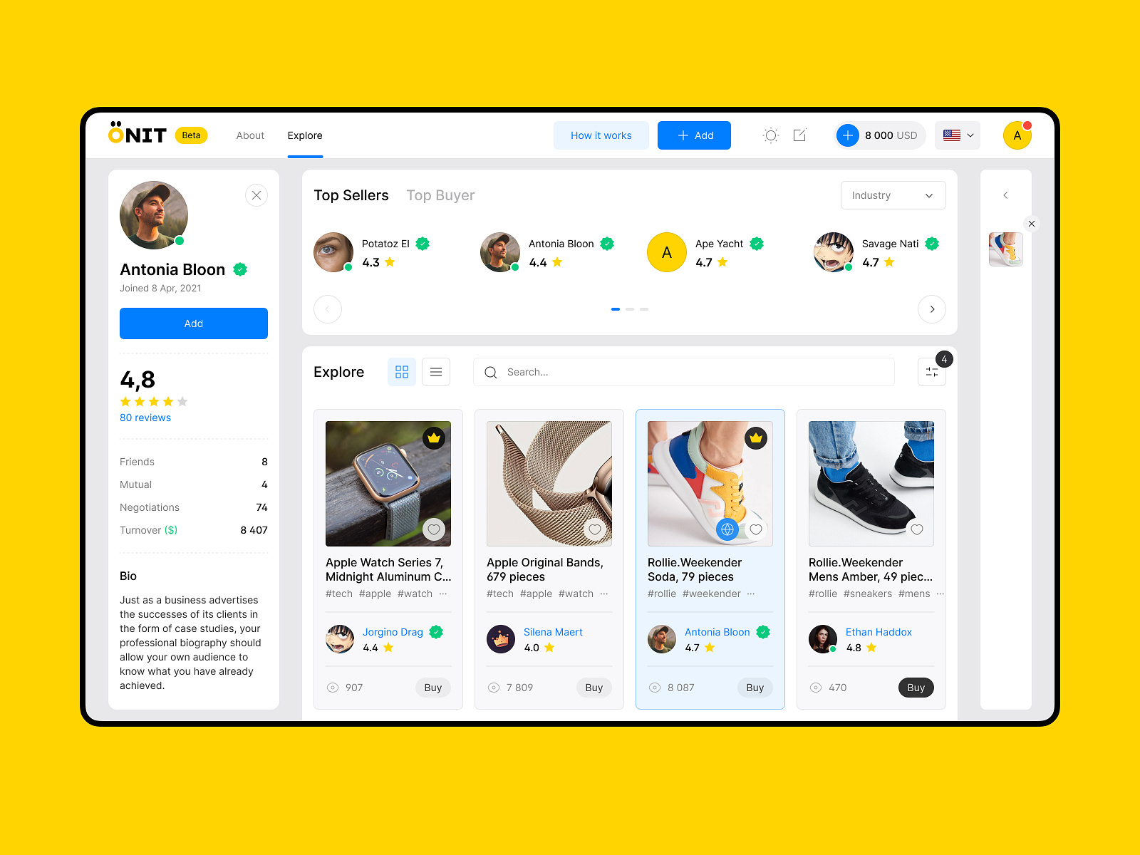 Onit – UI/UX by Guyman Andrey on Dribbble
