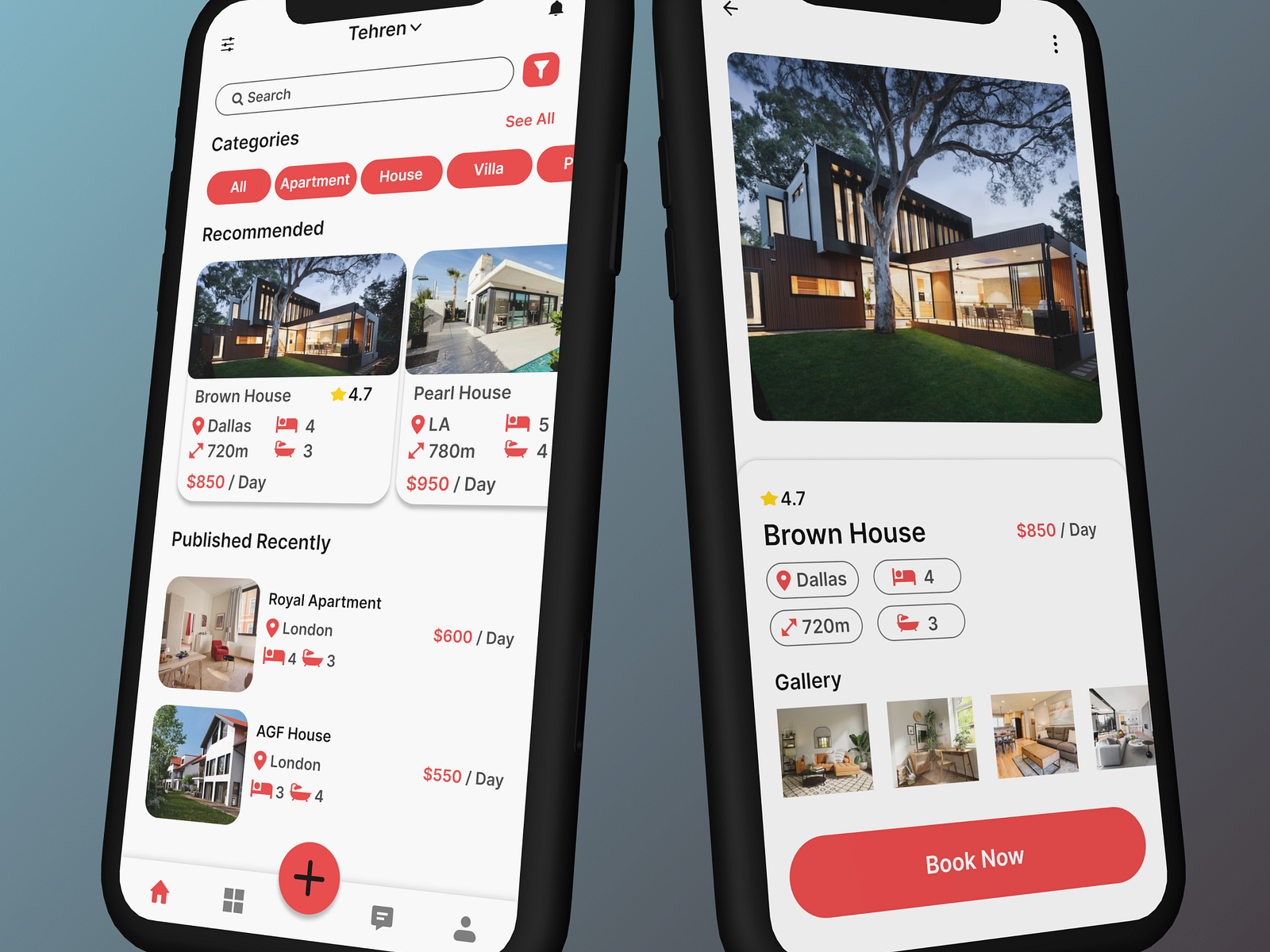 Hotel booking app design by B Mohanakrishnan on Dribbble
