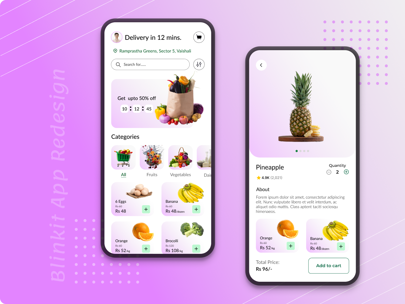 Blinkit Mobile App Redesign by Ananya Garg on Dribbble