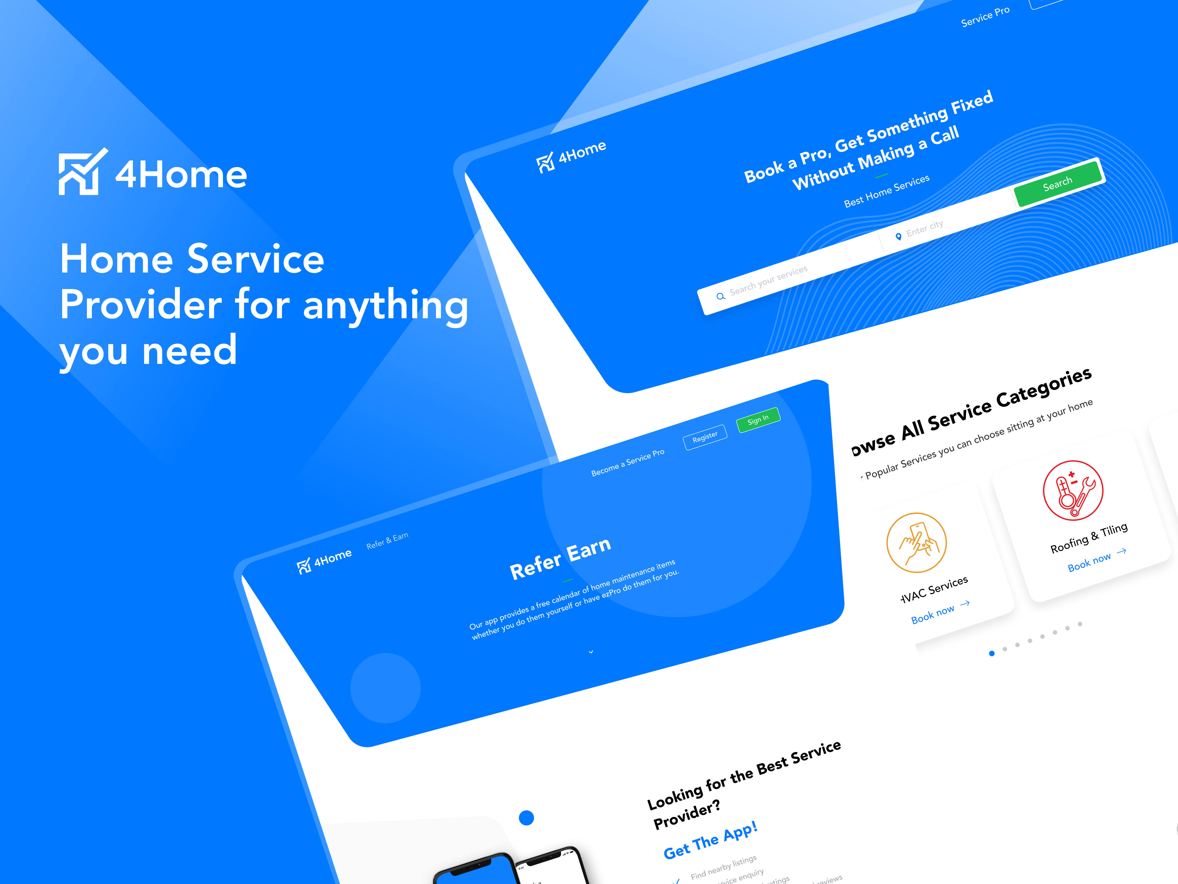 Home Service Mobile App designs, themes, templates and downloadable ...