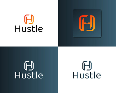 Hustle logo Design. H logo Design by Graphics Fusion on Dribbble