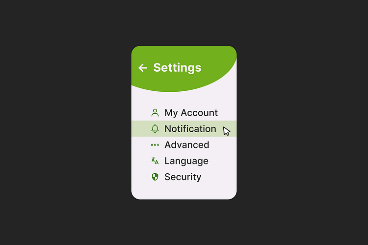Daily UI #7: Settings by Maksym Todorov on Dribbble