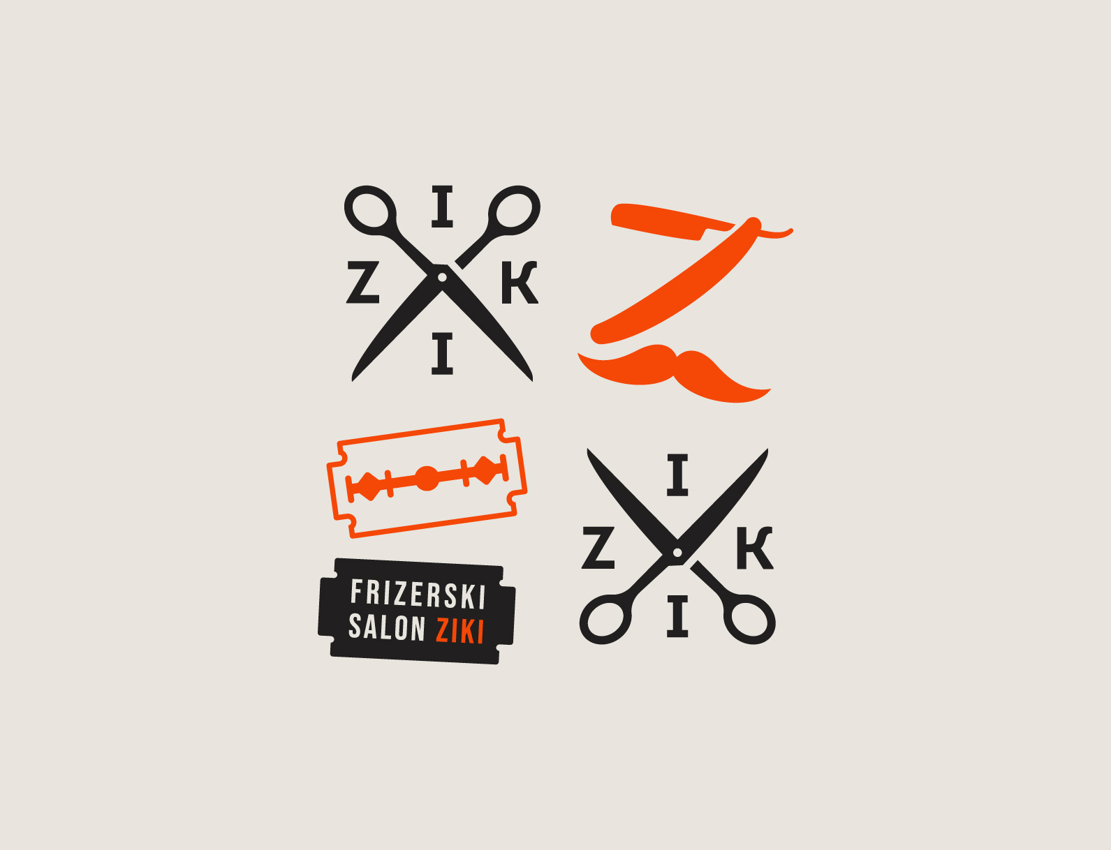 ZIKI Barber Shop by Dimitrije Mikovic on Dribbble