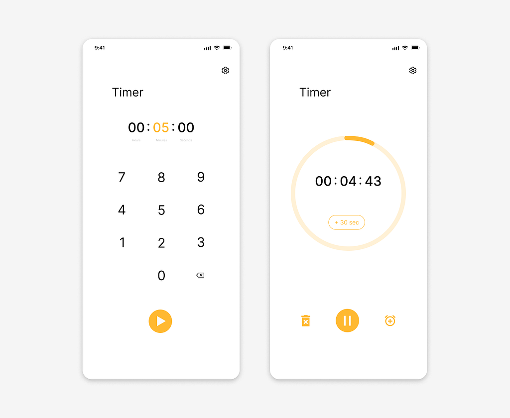 Countdown Timer UI design by Rie on Dribbble