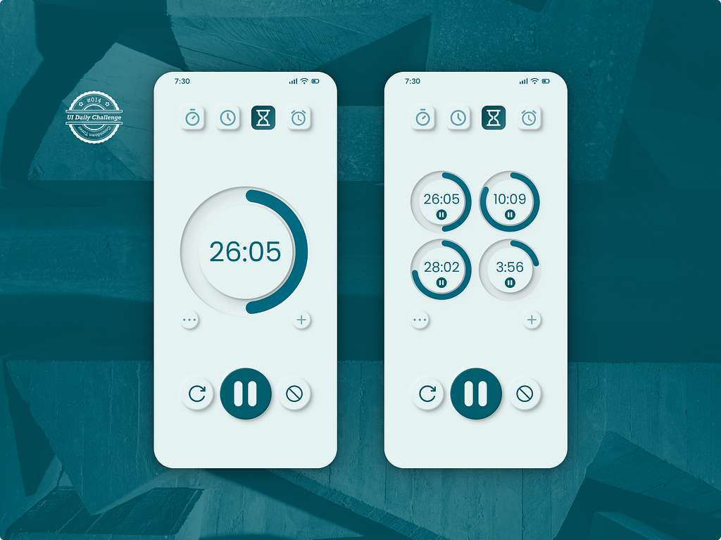 Countdown Timer - UX/UI Design by Robin Drapeau on Dribbble